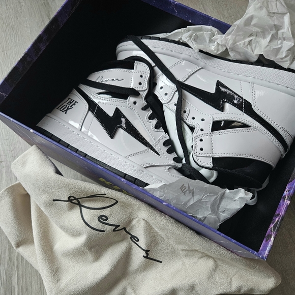 Reves Sport | Shoes | Reves Sport Kiy 85 Hi Patent Whiteblack The Lox ...